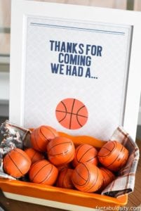 Basketball Party Ideas (Food, Decorations & Easy Setup) - Fantabulosity