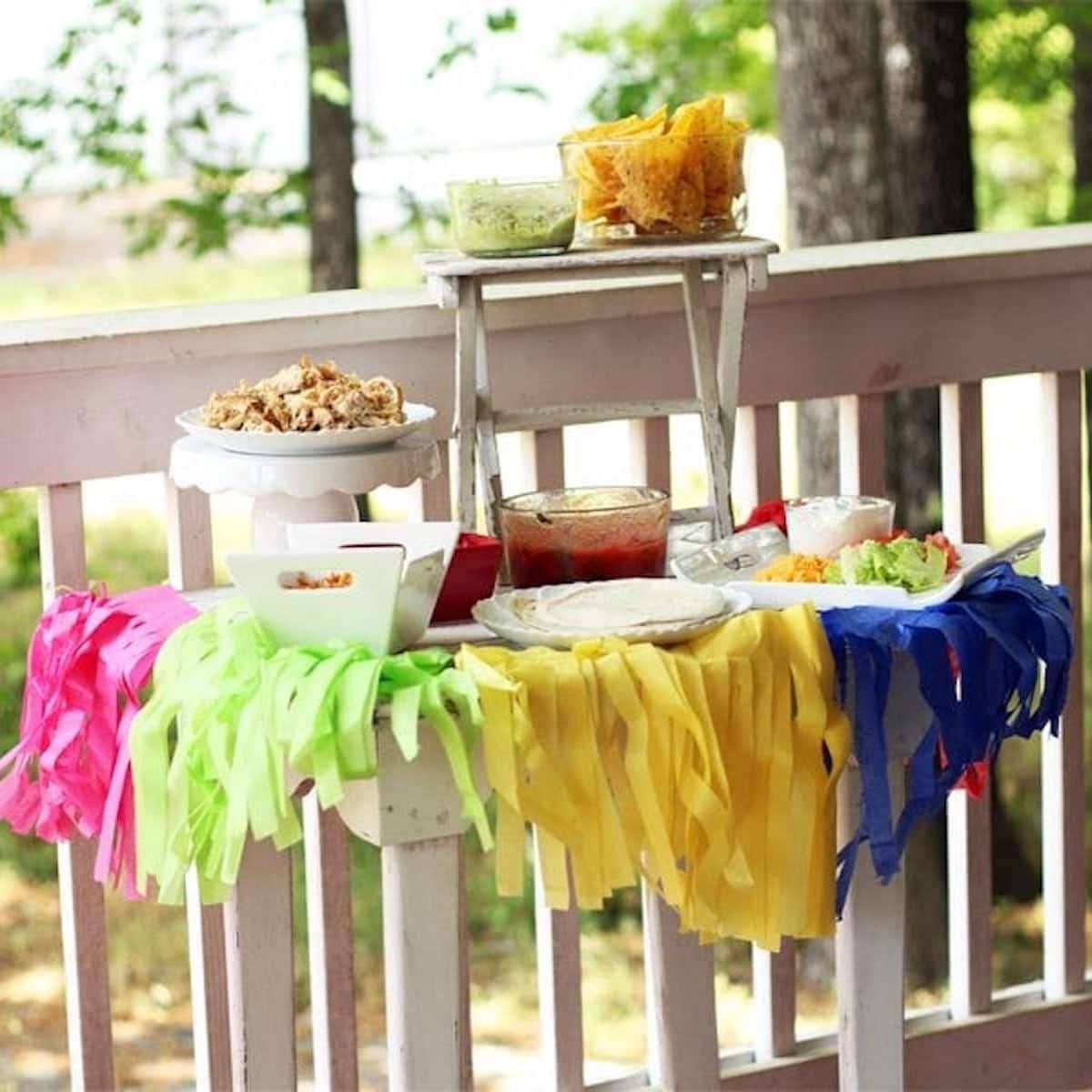 Simple Taco Bar + Toppings Ideas Printable List | Perfect for any Party!