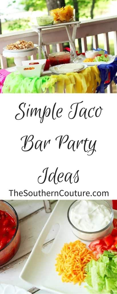 Simple Taco Bar + Toppings Ideas Printable List | Perfect for any Party!
