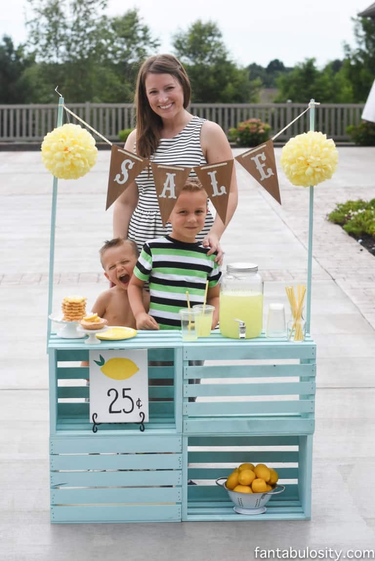 How to Build a Kid's Lemonade Stand - DIY Instructions