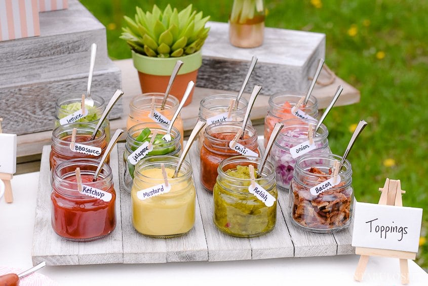 Hot Dog Bar Toppings And Ideas For Your Next Party Fantabulosity