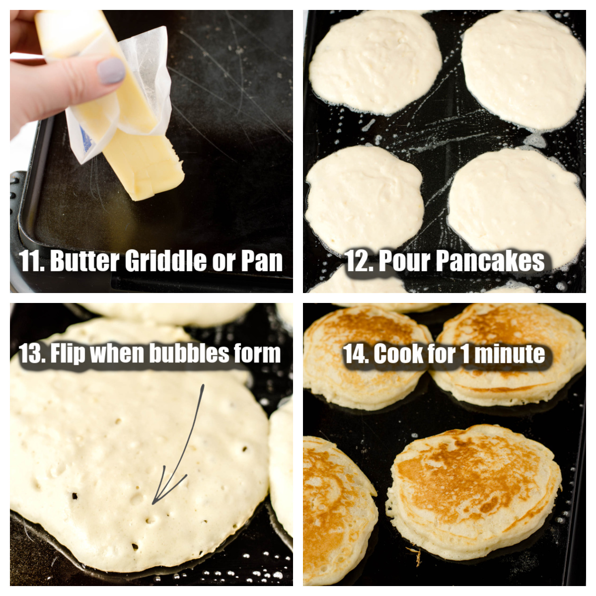 Easy Fluffy Pancakes from Scratch - Fantabulosity