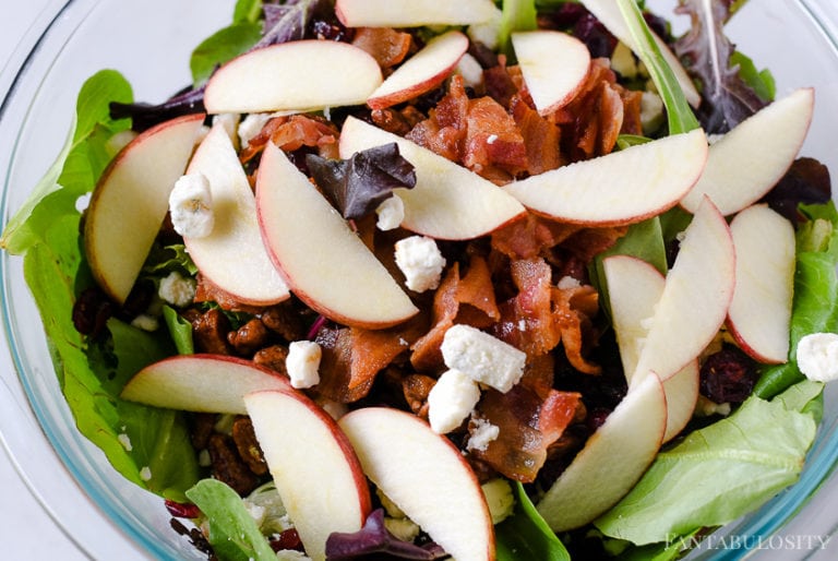 Spring Mix Apple Raspberry Salad Recipe - Fantabulosity