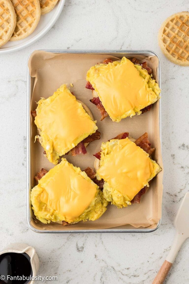 Waffle Breakfast Sandwiches - Fantabulosity