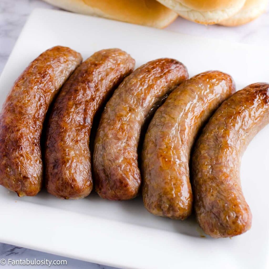 Air Fryer Brats - 10 Minutes - SO Easy & Juicy! Fantabulosity