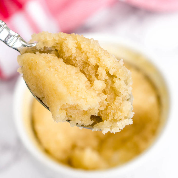 The BEST Vanilla Mug Cake Recipe -Fantabulosity