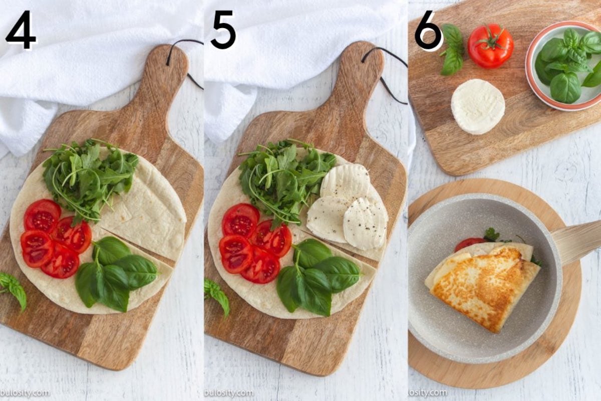 Mozzarella Wrap with Tomato and Basil - Fantabulosity