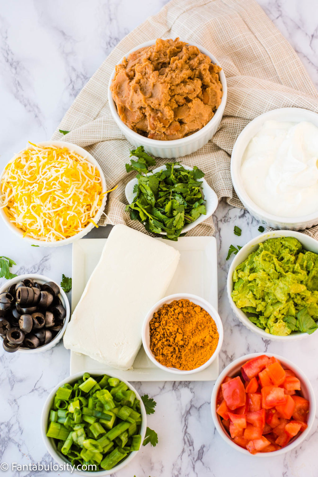 Easy Taco Layer Dip Recipe - Fantabulosity