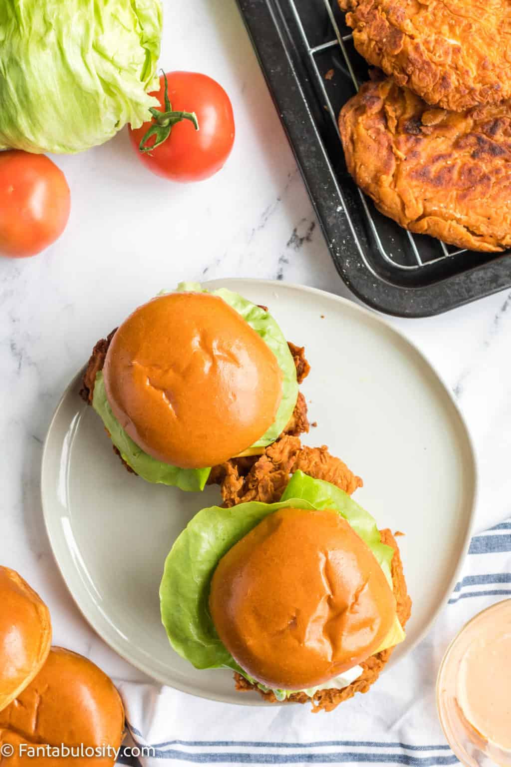 Crispy Chicken Burger (KFC Zinger Burger) - Fantabulosity