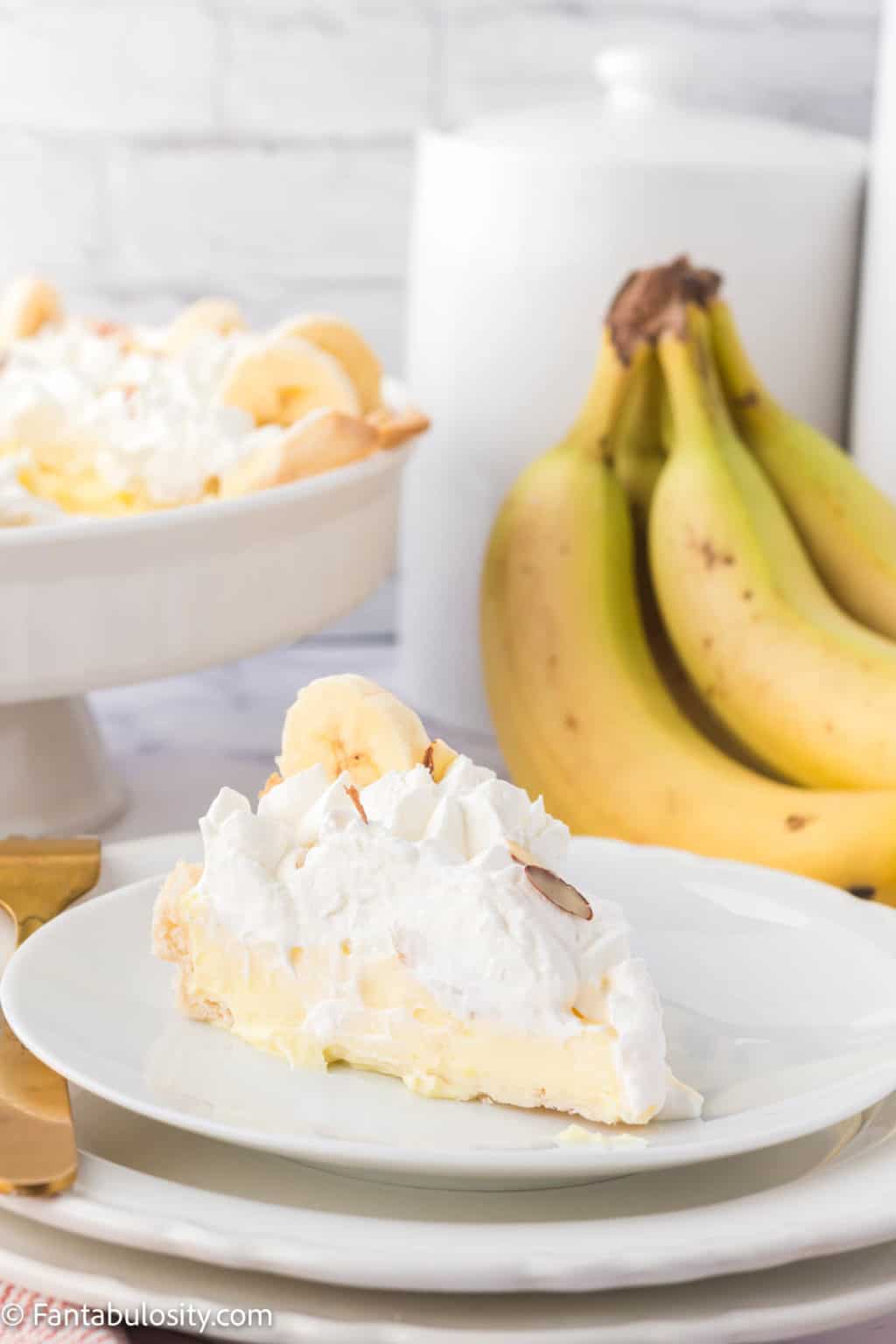 Easy Banana Cream Pie Recipe Fantabulosity