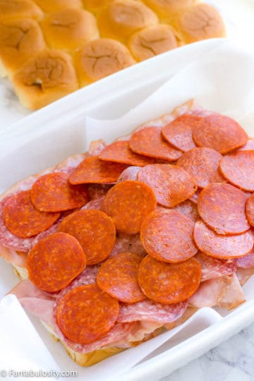 Italian Sliders (Easy Party Sandwiches) - Fantabulosity