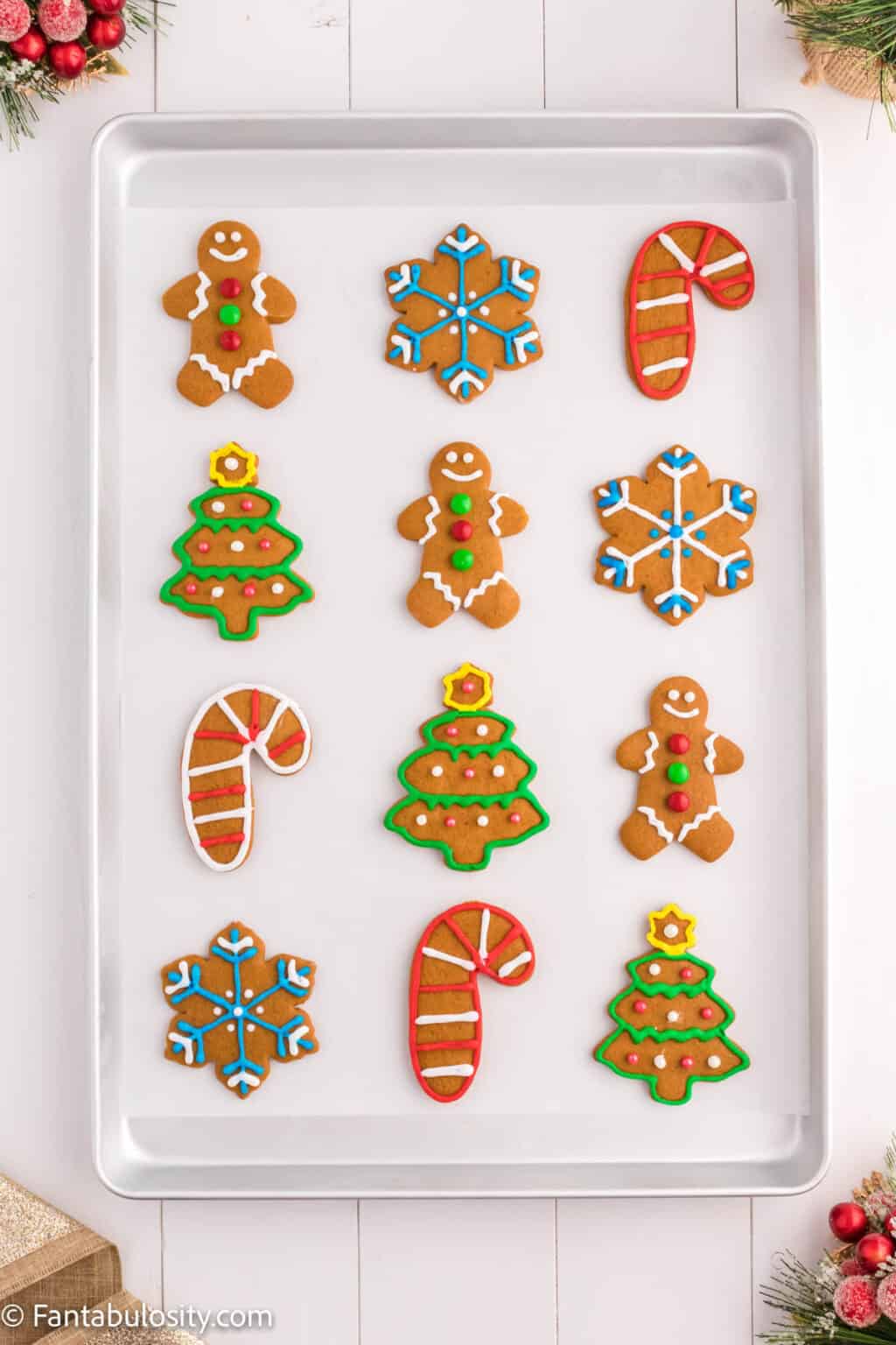 Easy Christmas Gingerbread Cookies Recipe - Fantabulosity