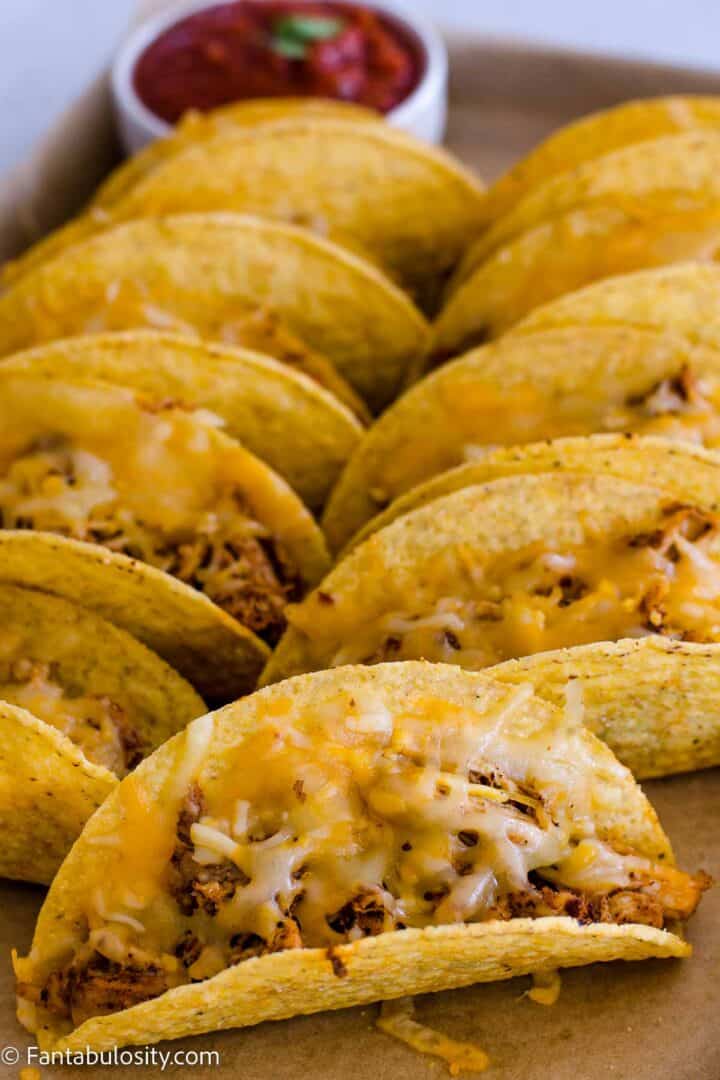 Crispy Chicken Tacos - Fantabulosity
