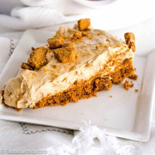 No Bake Biscoff Pie - Fantabulosity