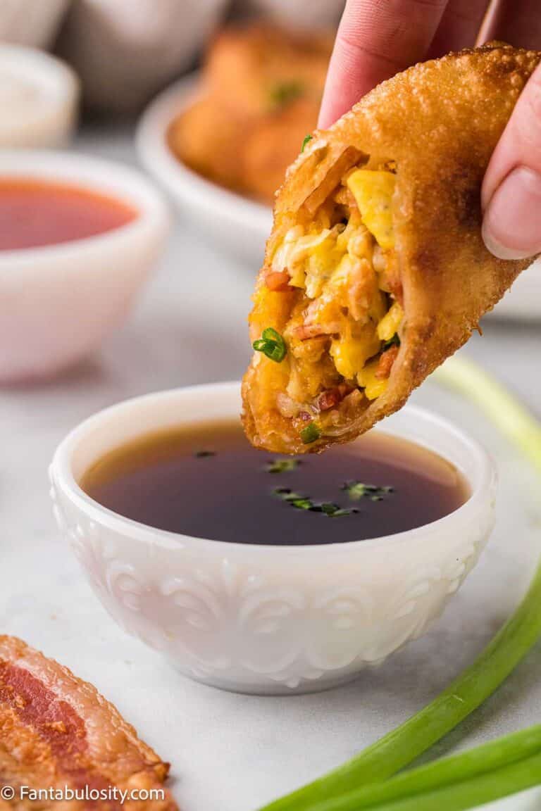 Breakfast Egg Rolls - Fantabulosity