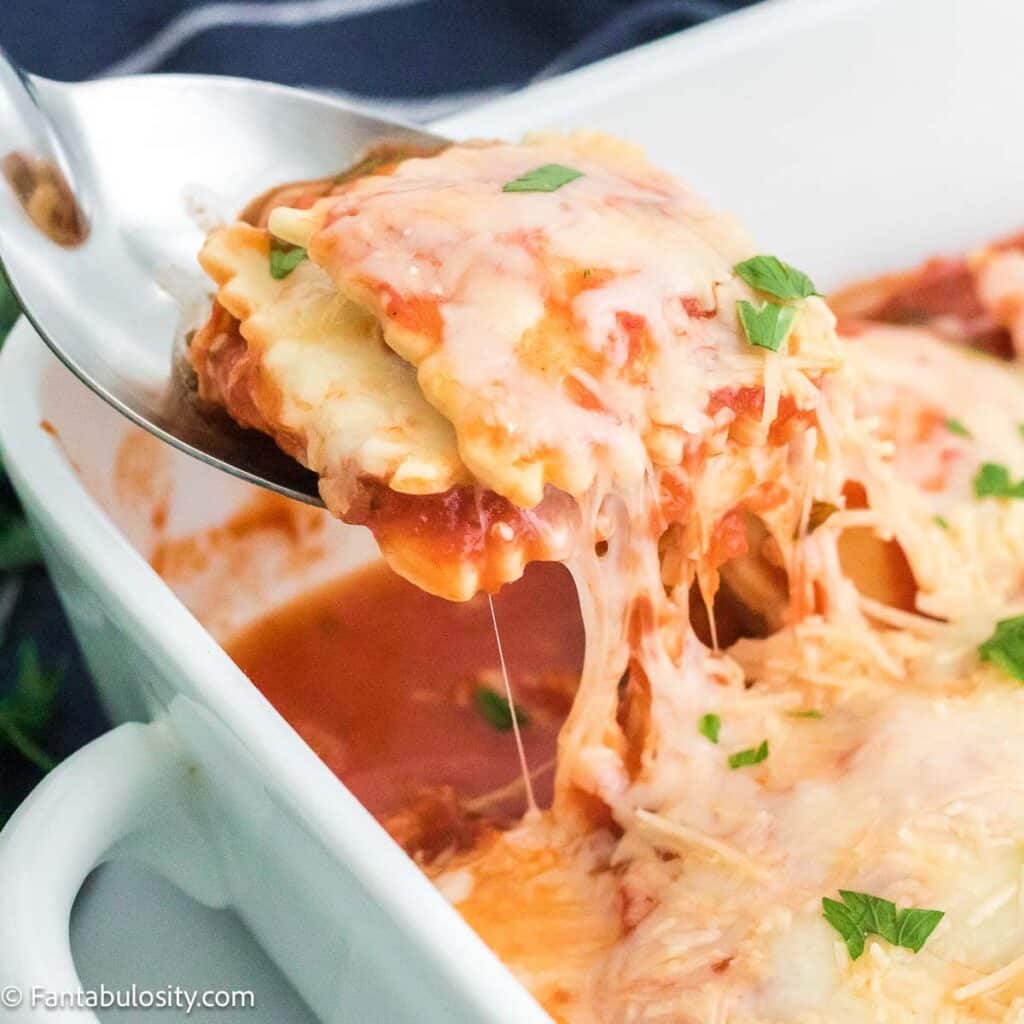 Baked Ravioli (From Fresh or Frozen)- Fantabulosity