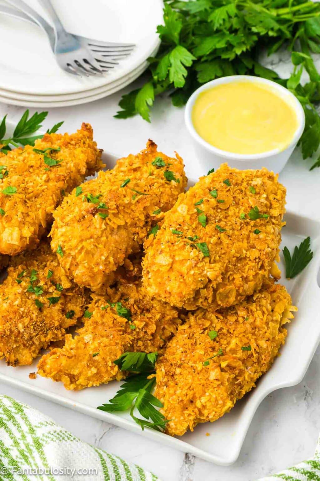Cornflake Fried Chicken - Fantabulosity