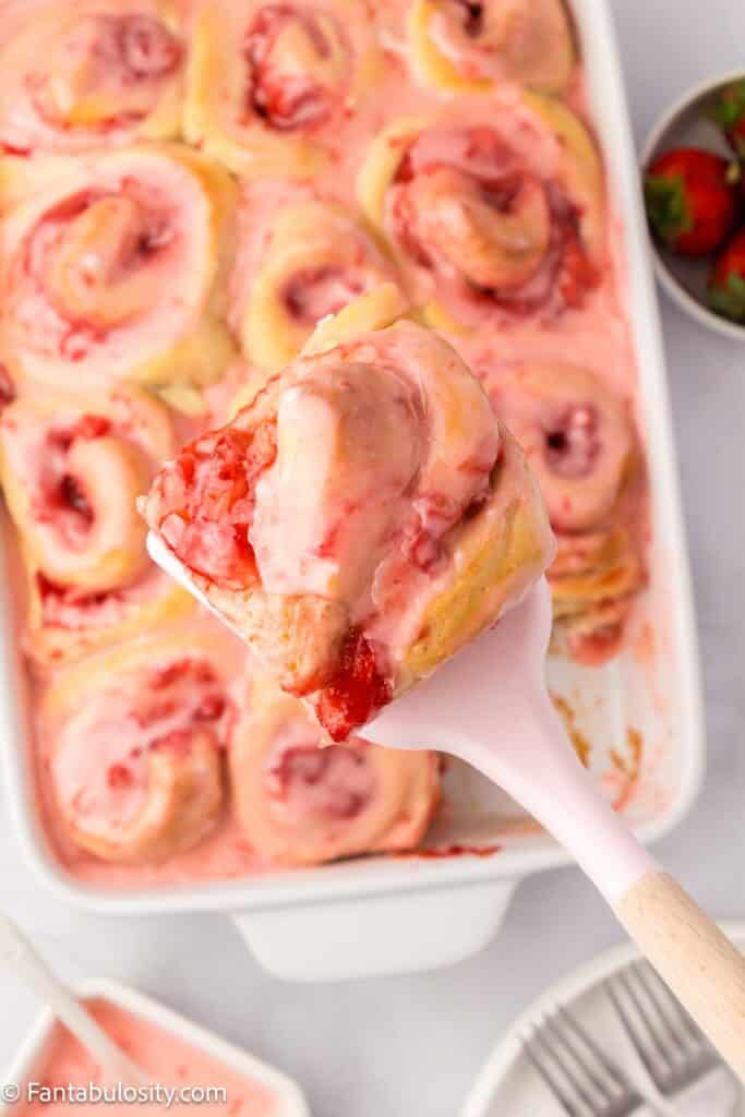 Strawberry Sweet Rolls - Fantabulosity