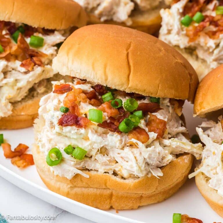 Chicken Bacon Ranch Sandwich Recipe - Fantabulosity