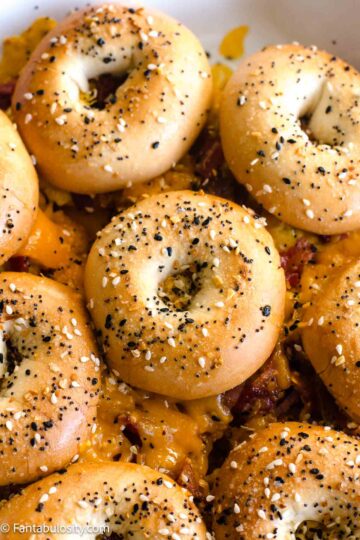 Bagel Breakfast Sliders - Fantabulosity