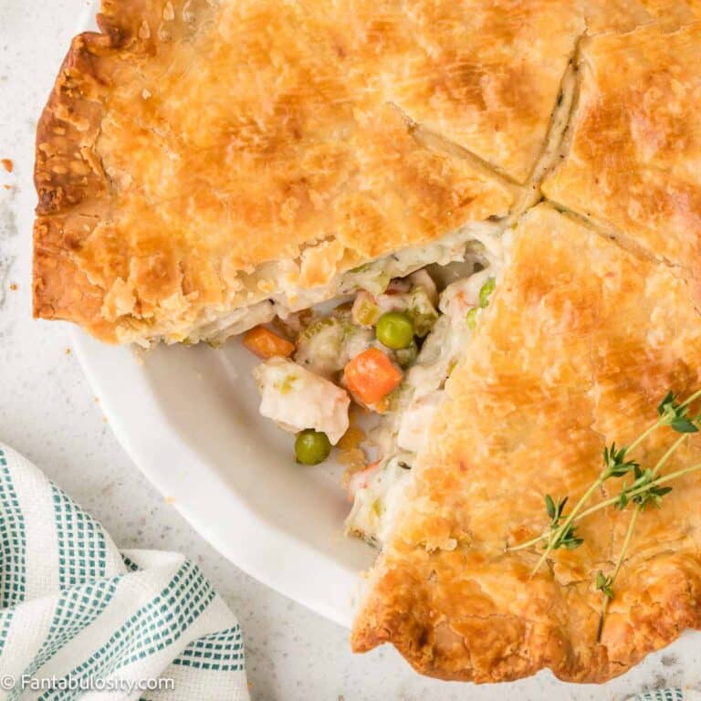 Easy Chicken Pot Pie Recipe - Fantabulosity