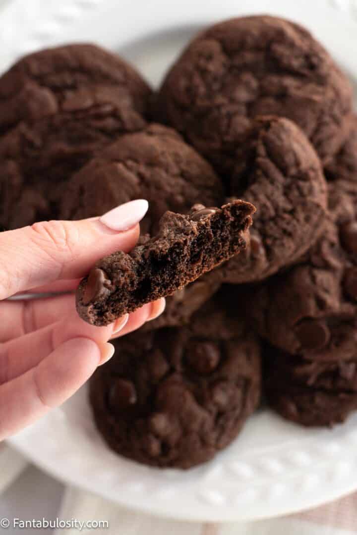 Devils Food Cookies - Only 4 Ingredients! - Fantabulosity