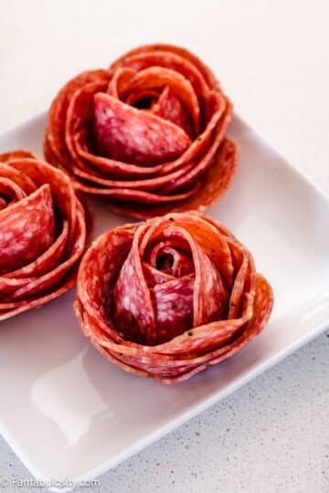 How to Make Salami Roses - Fantabulosity