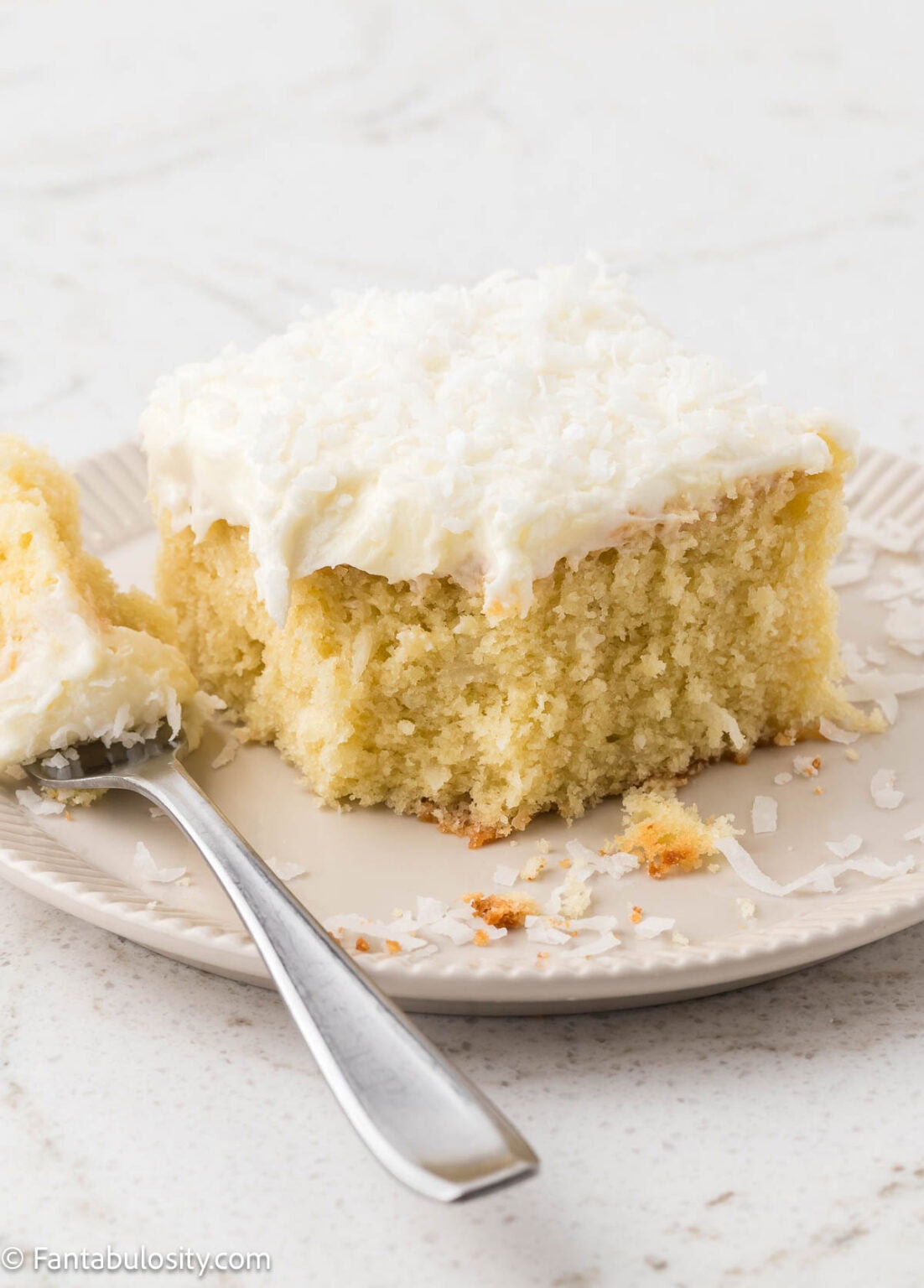 Coconut Sheet Cake - Fantabulosity