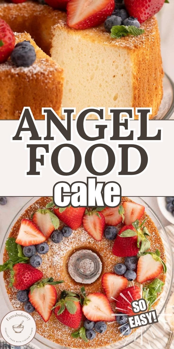 Angel Food Cake Recipe - Fantabulosity